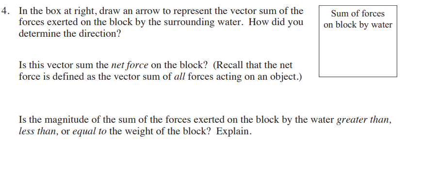 Solved Is the magnitude of the sum of the forces exerted on | Chegg.com