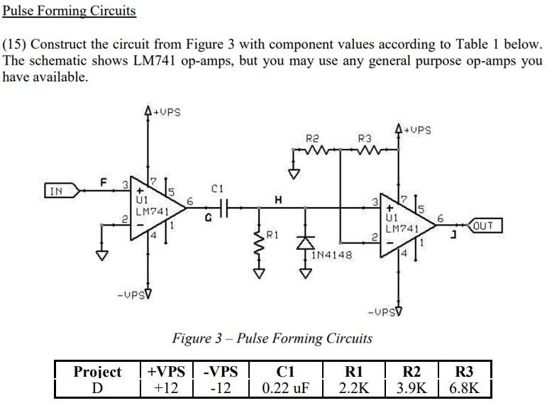 (15) Construct the circuit from Figure 3 with | Chegg.com
