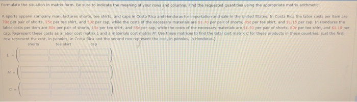 Solved Rewrite the system of linear equations as a matrix | Chegg.com