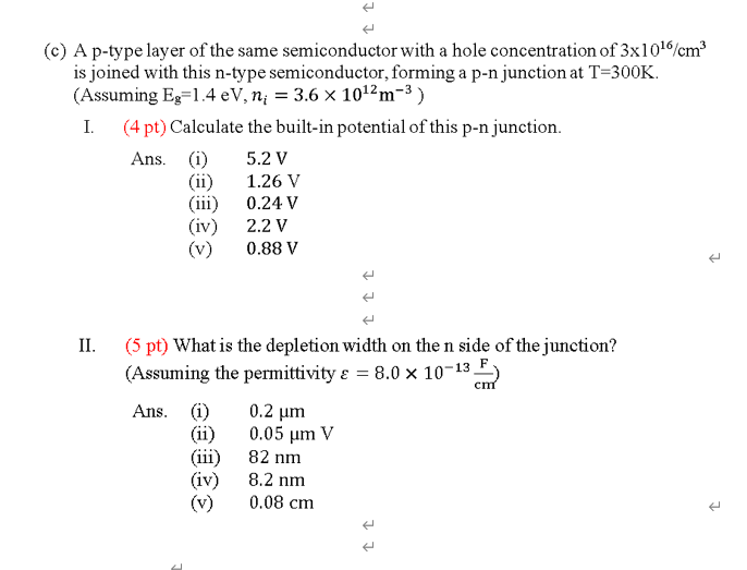 Solved 6. (15 points) Hall measurement was performed on an | Chegg.com