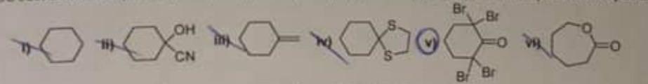 Solved 1 a) suggest reagents for converting cyclohexanone to | Chegg.com