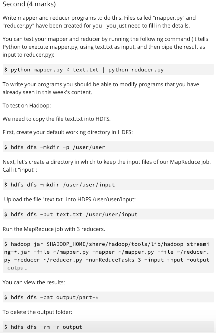 Solved Hi There Using Hadoop Python To Work On Mapper 