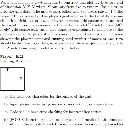 Solved Write and compile a C++ program to construct and plot | Chegg.com