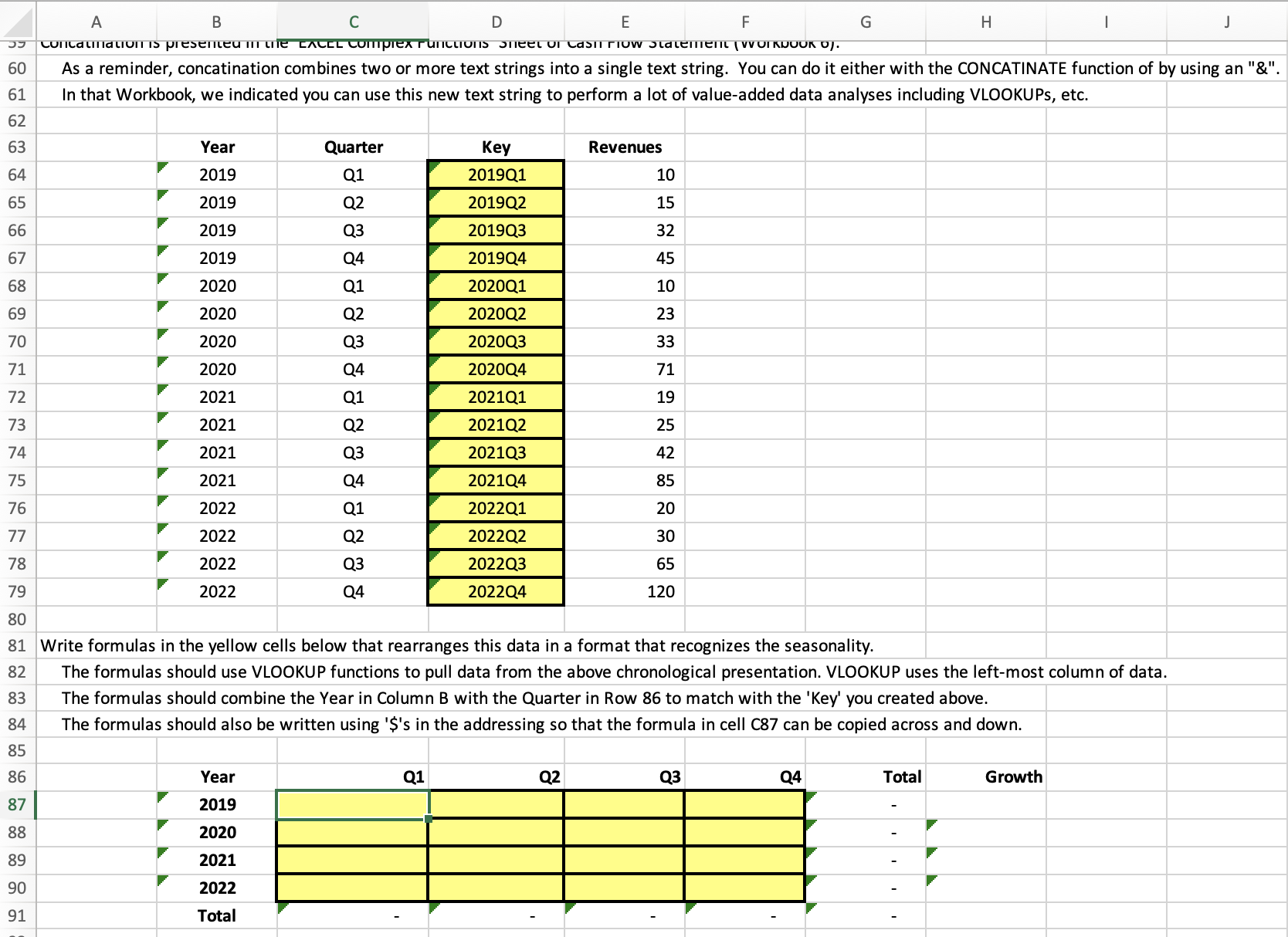As a reminder, concatination combines two or more | Chegg.com