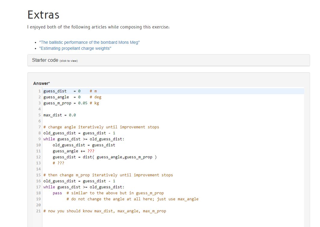 Solved Optimizing a trajectory 15 points Callista "Cherry | Chegg.com