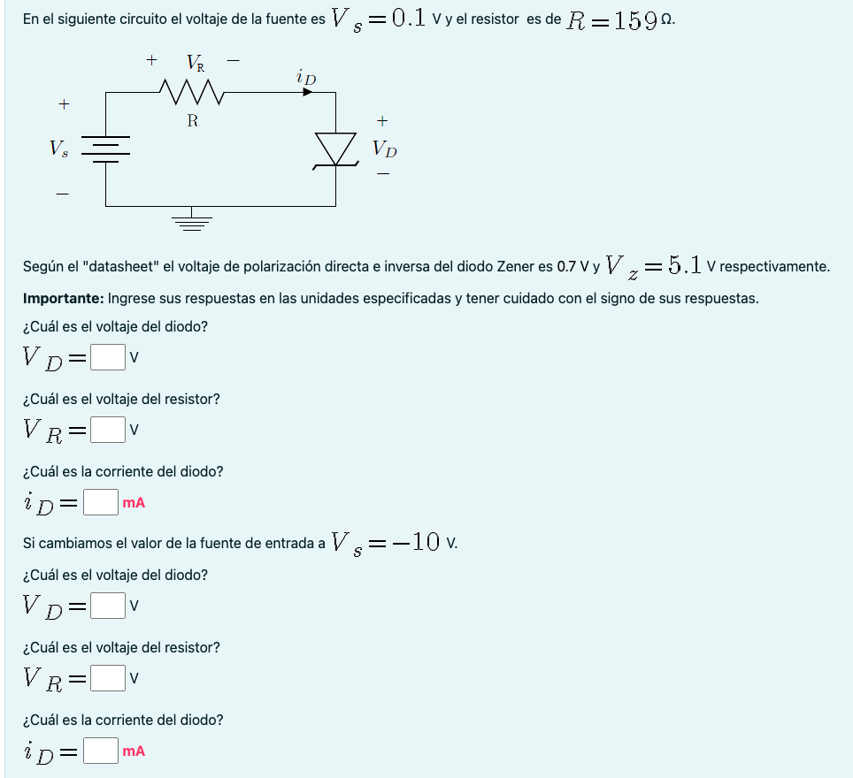 En el siguiente circuito el voltaje de la fuente es | Chegg.com