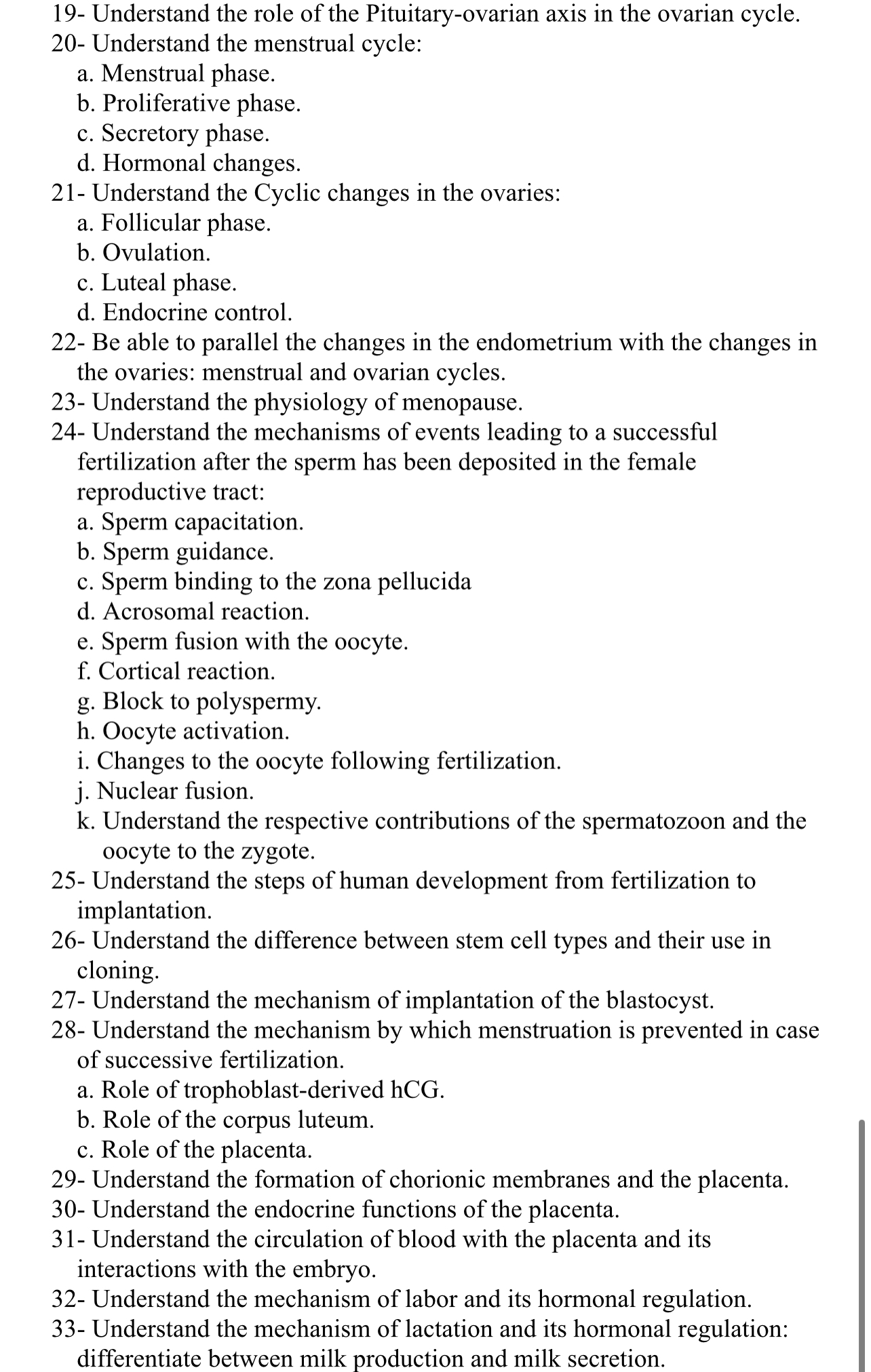 19 Understand The Role Of The Pituitary Ovarian Axis