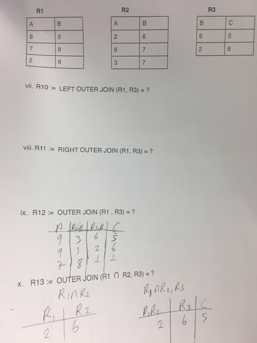 Solved (5 points each) R1 R2 R3 7 7 2 Answer the following | Chegg.com
