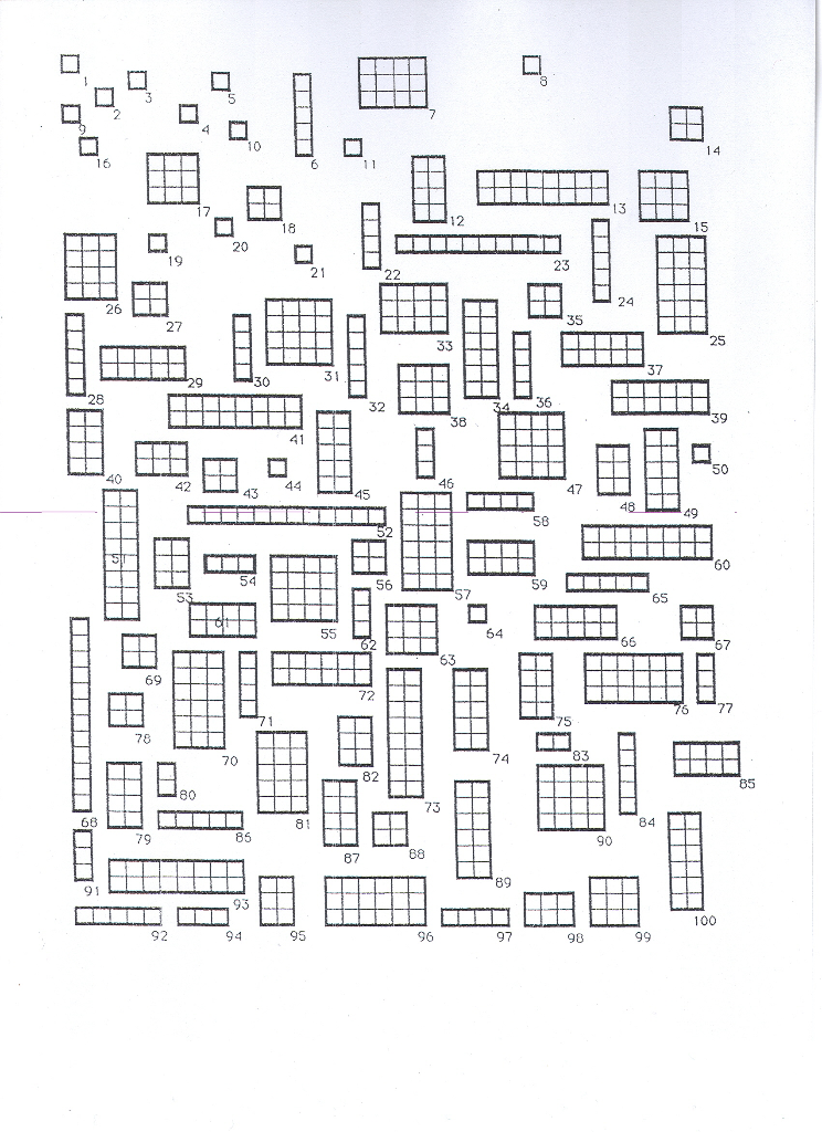 Solved 4. Take a systematic sample of 20 rectangles from | Chegg.com
