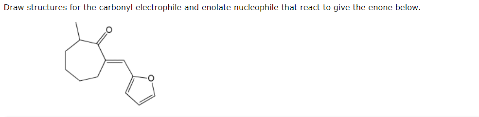 Solved Draw structures for the carbonyl electrophile and | Chegg.com