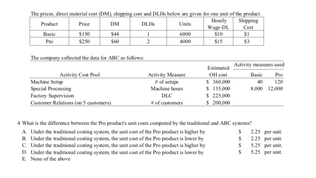 Solved The next three questions are based on the following: | Chegg.com