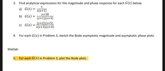 Solved 3. Find analytical expressions for the magnitude and | Chegg.com