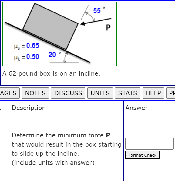 Solved Determine The Minimum Force P That Would Result In