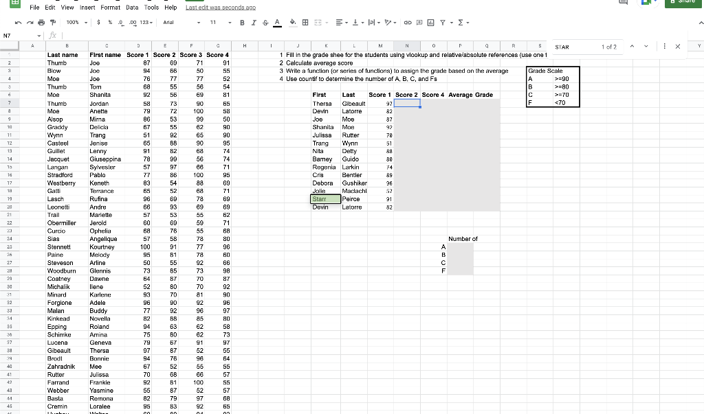 Hu File Edit View Insert Format Data Tools Help | Chegg.com