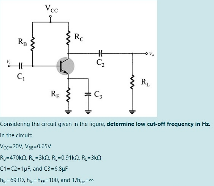 Solved Considering the circuit given in the figure, | Chegg.com