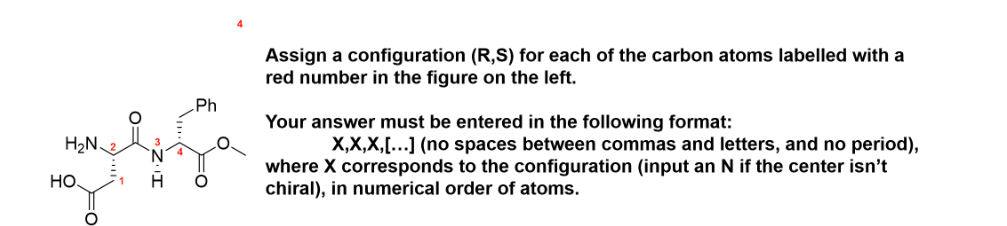 Solved Assign a configuration (R,S) for each of the carbon | Chegg.com