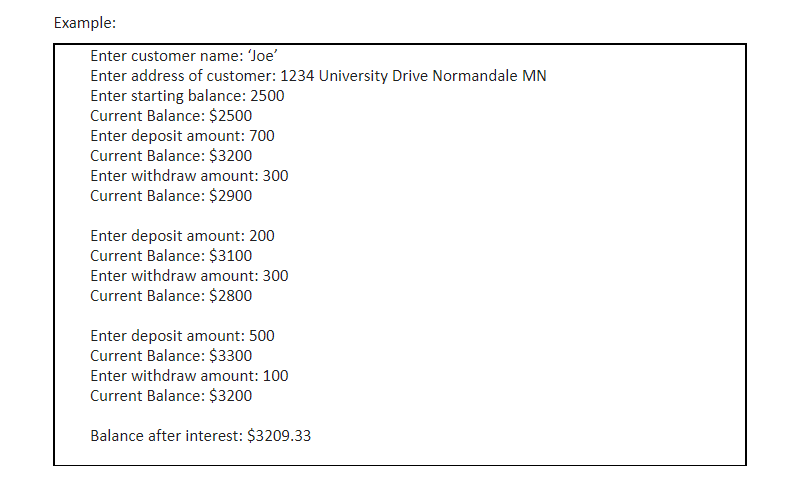 Solved Instructions Write a Python class that will implement | Chegg.com