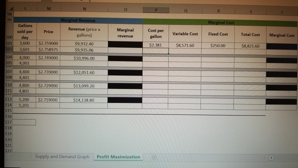Solved 6. Next calculate marginal revenue, knowing that it | Chegg.com