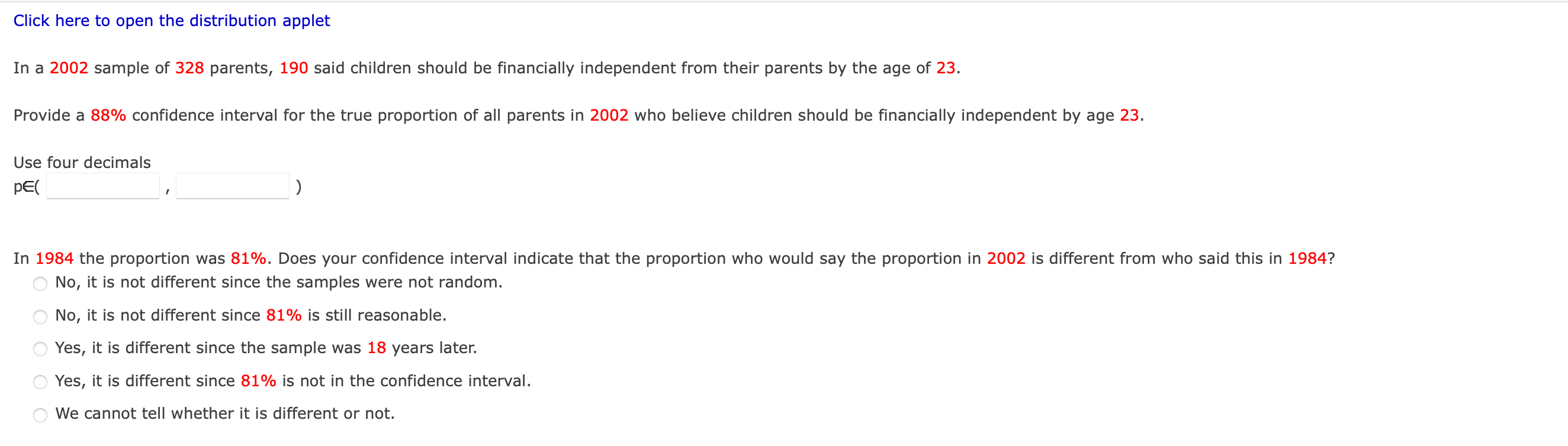 Solved Click here to open the distribution applet In a 2002 | Chegg.com