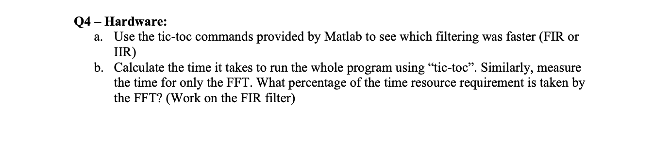 Solved Q1 - FIR Filter: Design a 10th order low-pass | Chegg.com