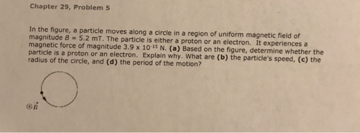 Solved Chapter 29, Problem 5 In the figure, a particle moves | Chegg.com