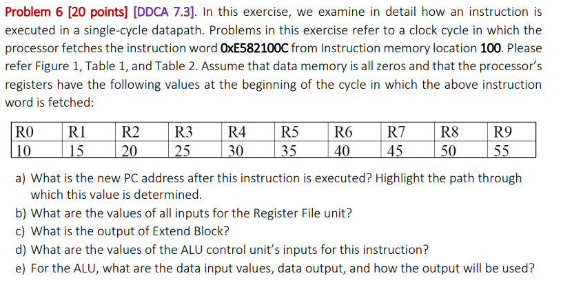 Problem 6 (20 points) (DDCA 7.3). In this exercise, | Chegg.com
