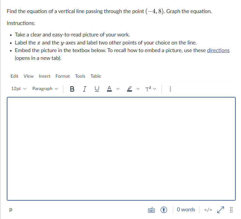Solved Find the equation of a vertical line passing through | Chegg.com