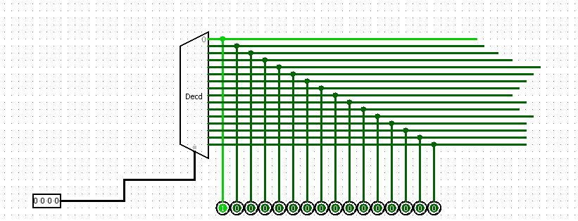 Solved Design a 16 - 4 encoder using logism and base it off | Chegg.com