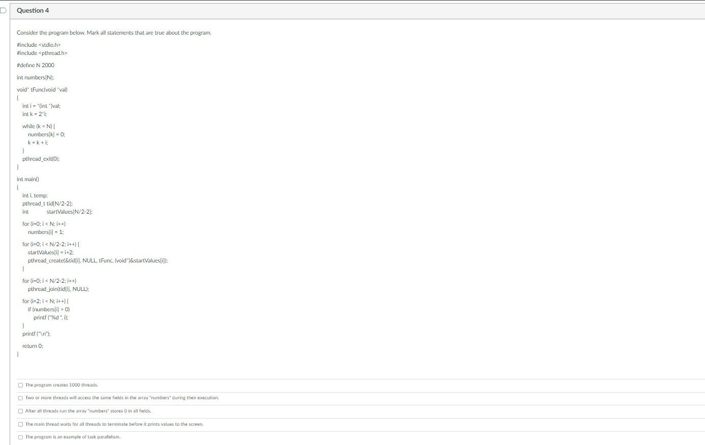Solved Check all the resources that are shared between | Chegg.com