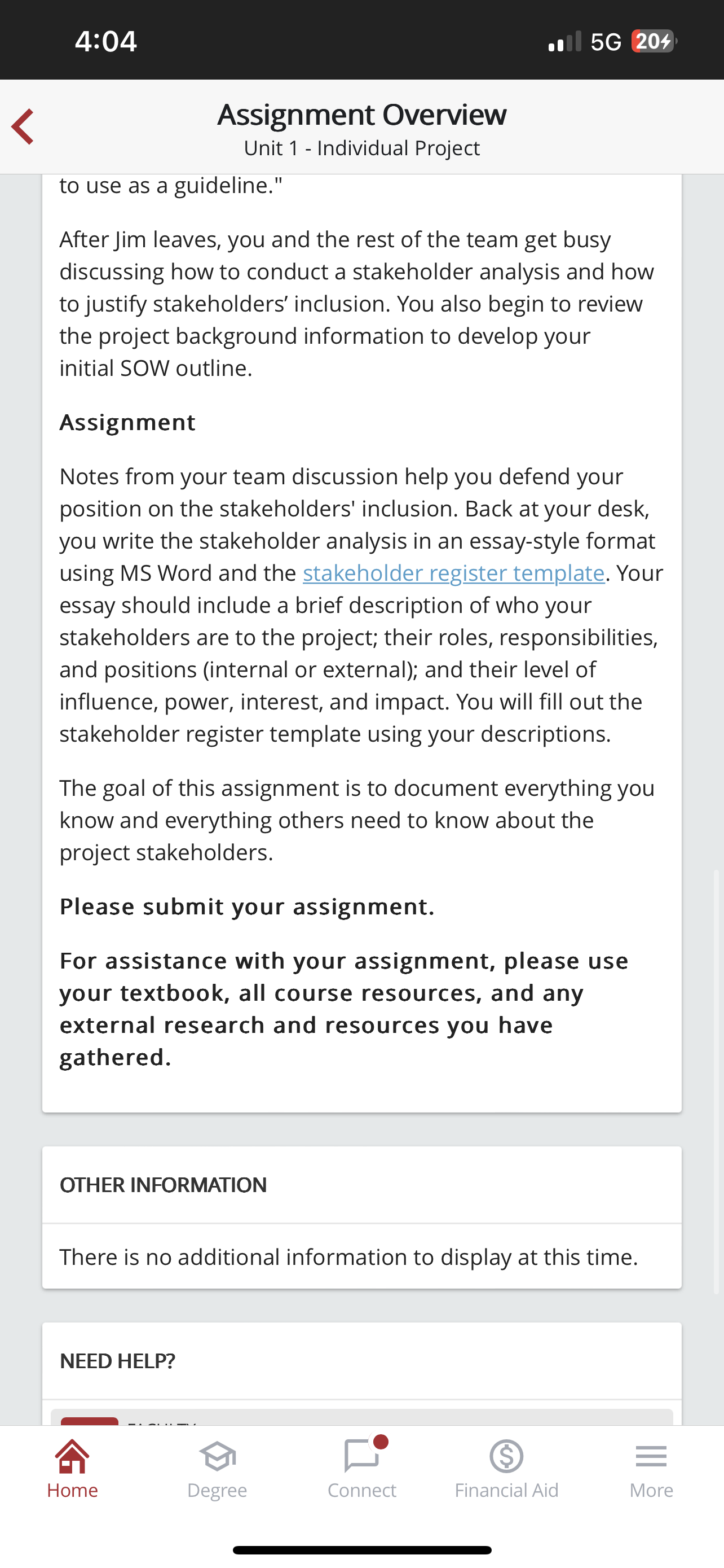 Solved Assignment Overview Unit 1 - Individual Project | Chegg.com
