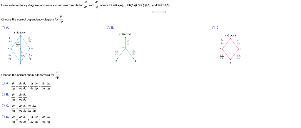 Solved or ar Draw a dependency diagram, and write a chain | Chegg.com