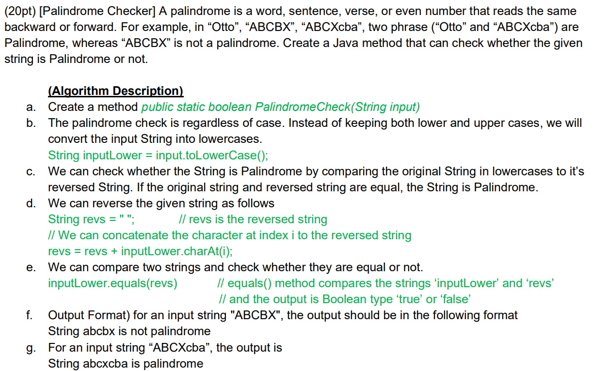 Solved Please write the program in JAVA and explain each | Chegg.com