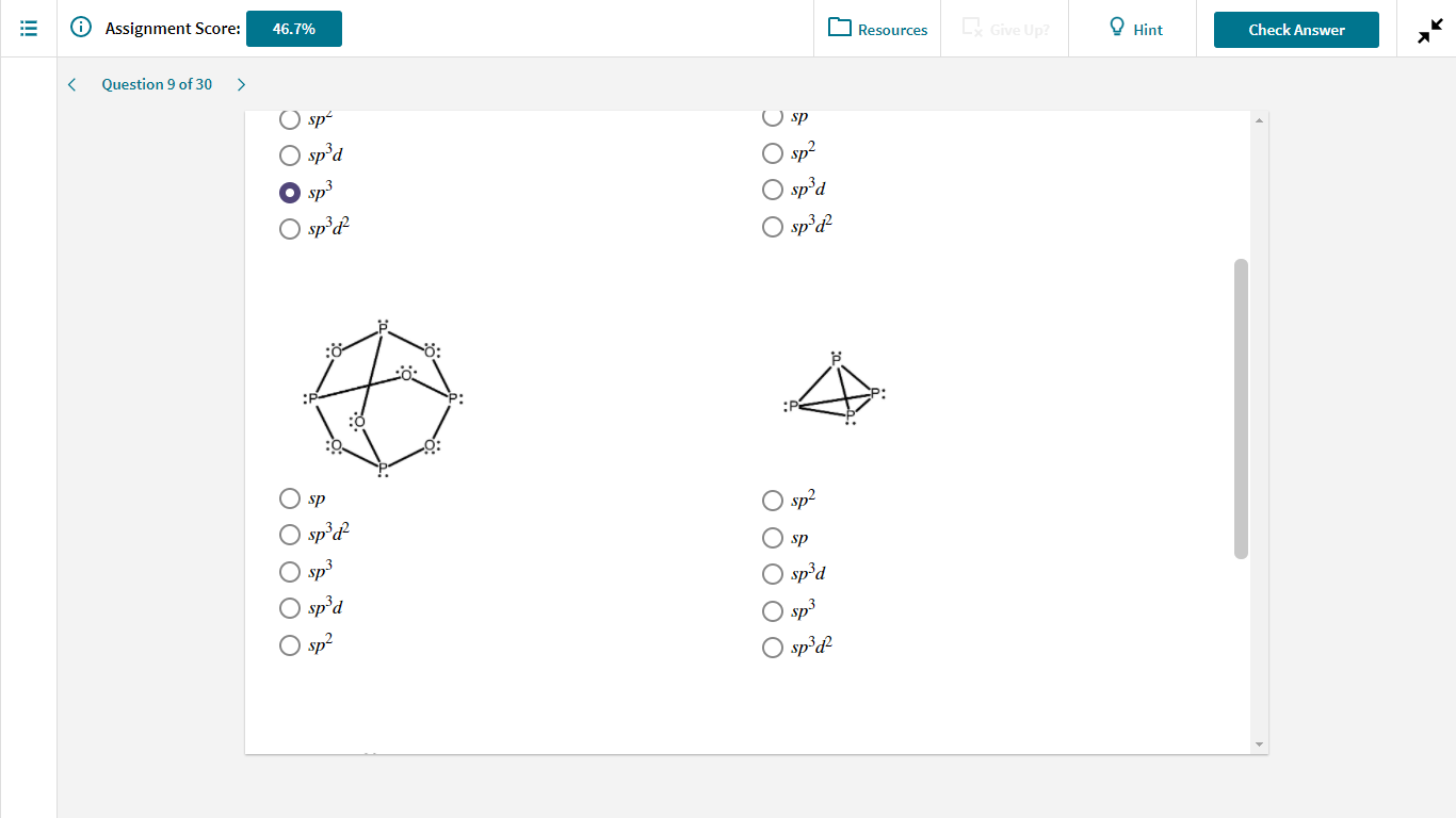 Solved Assignment Score: 68.7% Resources Give Up Hint Check | Chegg.com