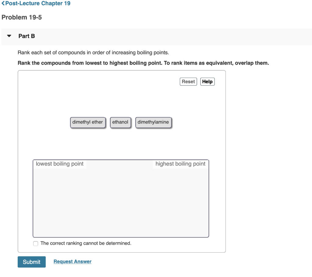Solved Problem 19-5 PartA Rank each set of compounds in | Chegg.com Solved Problem 19-5 PartA Rank each set of compounds in | Chegg.com