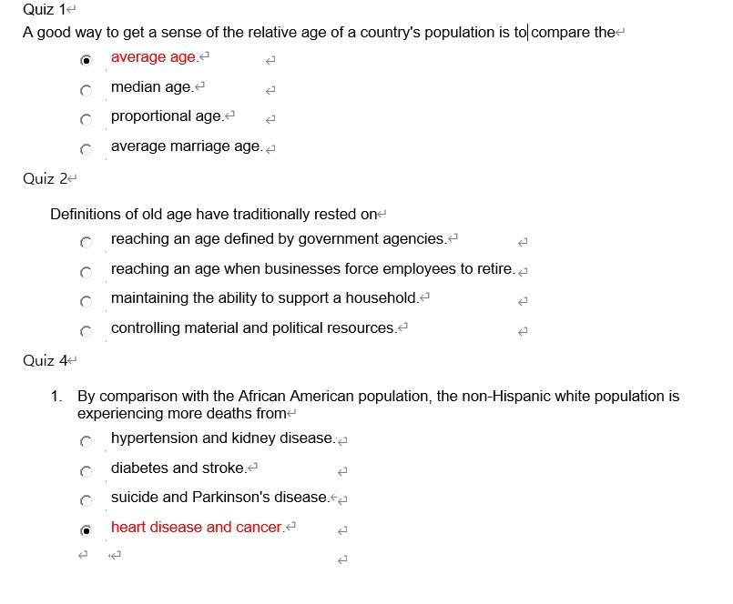 Red ones are wrong answers. Please get me the correct | Chegg.com