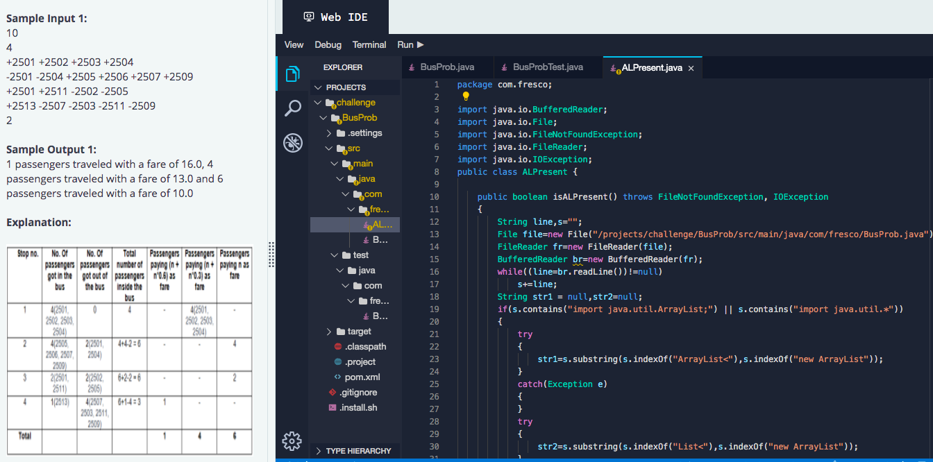 Solved 1. ArrayList in Java View Debug Terminal Run EXPLORER | Chegg.com
