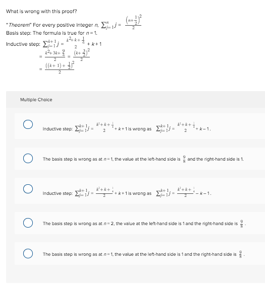 Solved What is wrong with this proof? “Theorem” For every | Chegg.com