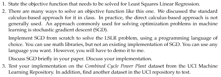 Solved Machine Learning(Python): Need help on what is the | Chegg.com