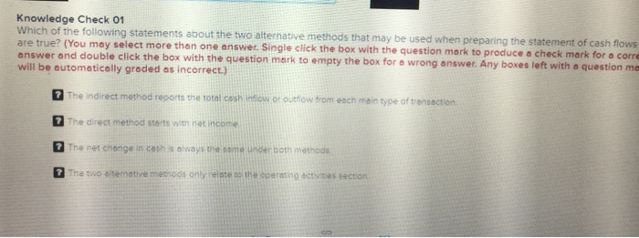 Solved Knowledge Check 01 h of the following are examples of | Chegg.com