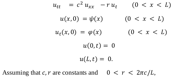 Solved Use separation of variables to find a series solution | Chegg.com