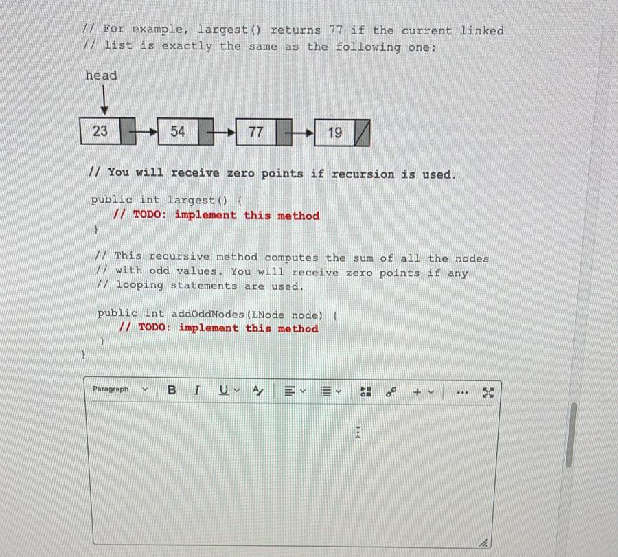 Solved Question 10 (13 points) Given the following | Chegg.com