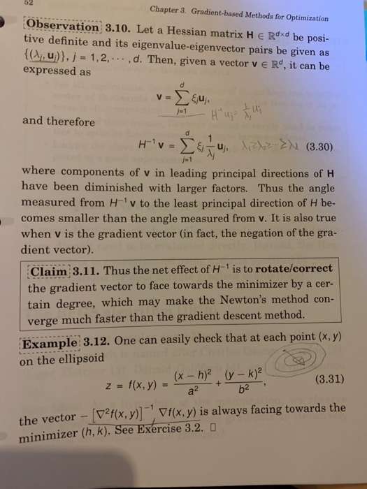 Solved 62 Chapter 3. Gradient-based Methods for Optimization | Chegg.com
