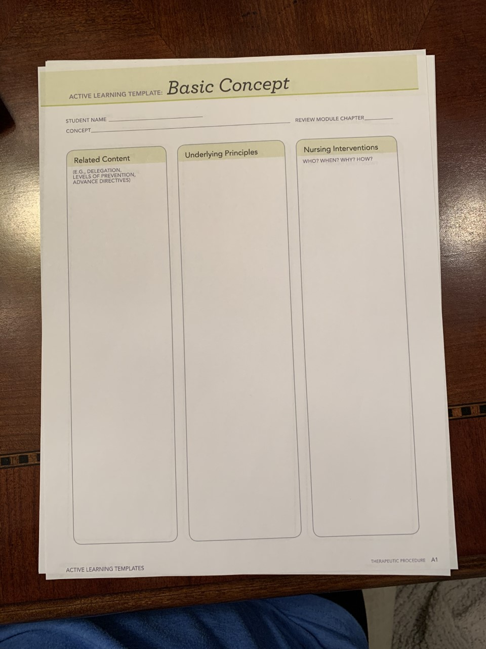 Solved ACTIVE LEARNING TEMPLATE: Basic Concept REVIEW MODULE | Chegg.com