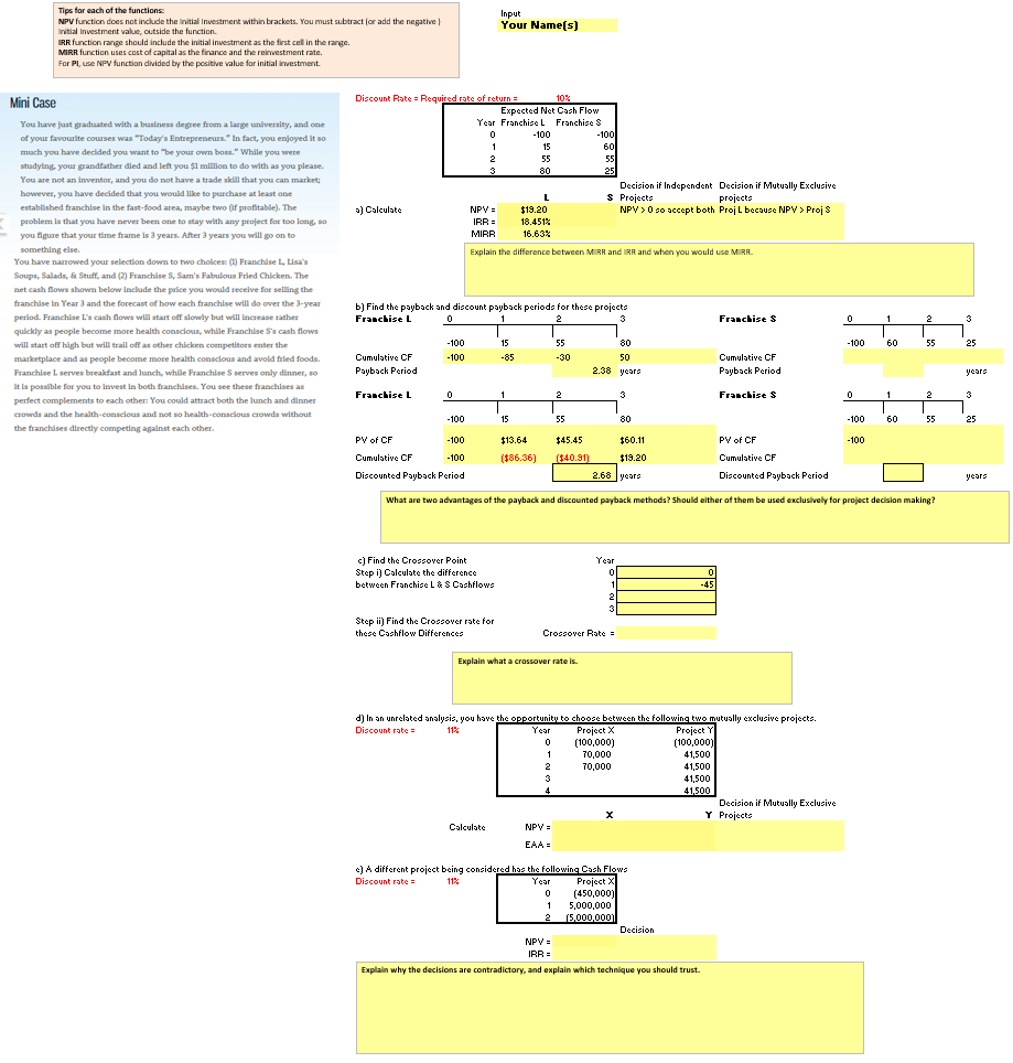 Solved please fill in the empty blanks. if possible take a | Chegg.com