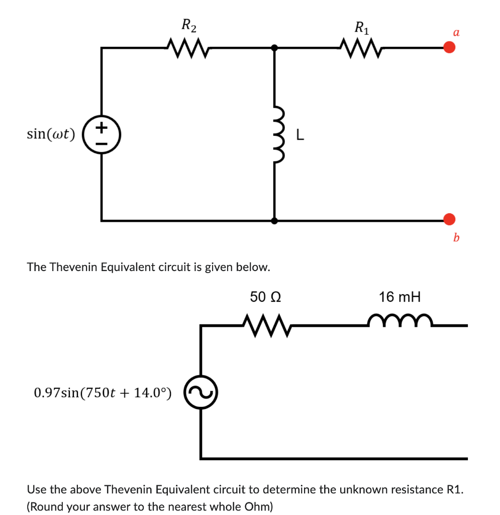 Solved Consider the following circuit with Vin(t) = sin(ωt), | Chegg.com