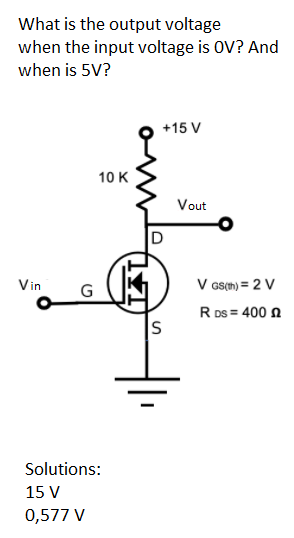 Solved What is the output voltage when the input voltage is | Chegg.com