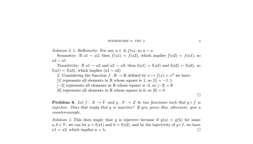 Problem 1. Consider the function f:Z→Z defined via | Chegg.com