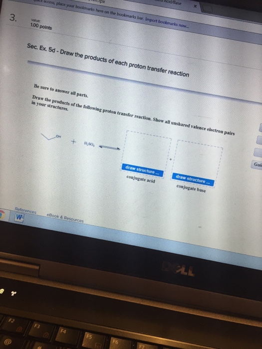Solved ick access, place your bookmarks here on the | Chegg.com