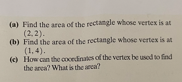 Solved 01. Area A rectangle has one corner on the graph of | Chegg.com