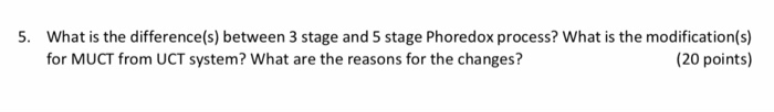 Solved 5. What is the difference(s) between 3 stage and 5 | Chegg.com